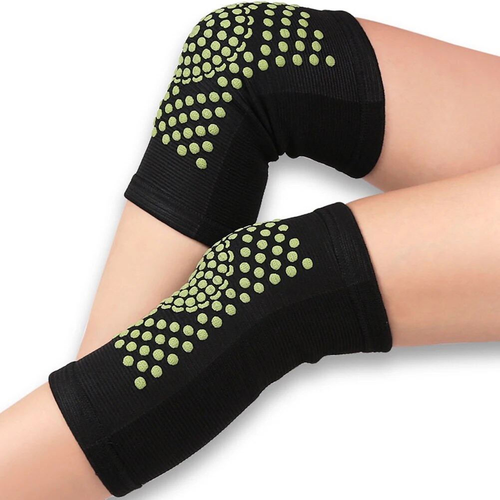 2pcs Self Heating Support Knee Pads Tourmaline Knee Brace Warm for ...