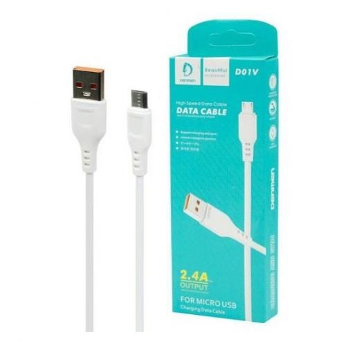 Denmen D01V High Speed Data Cable 2.4A Output For MICRO USB | Daraz.lk
