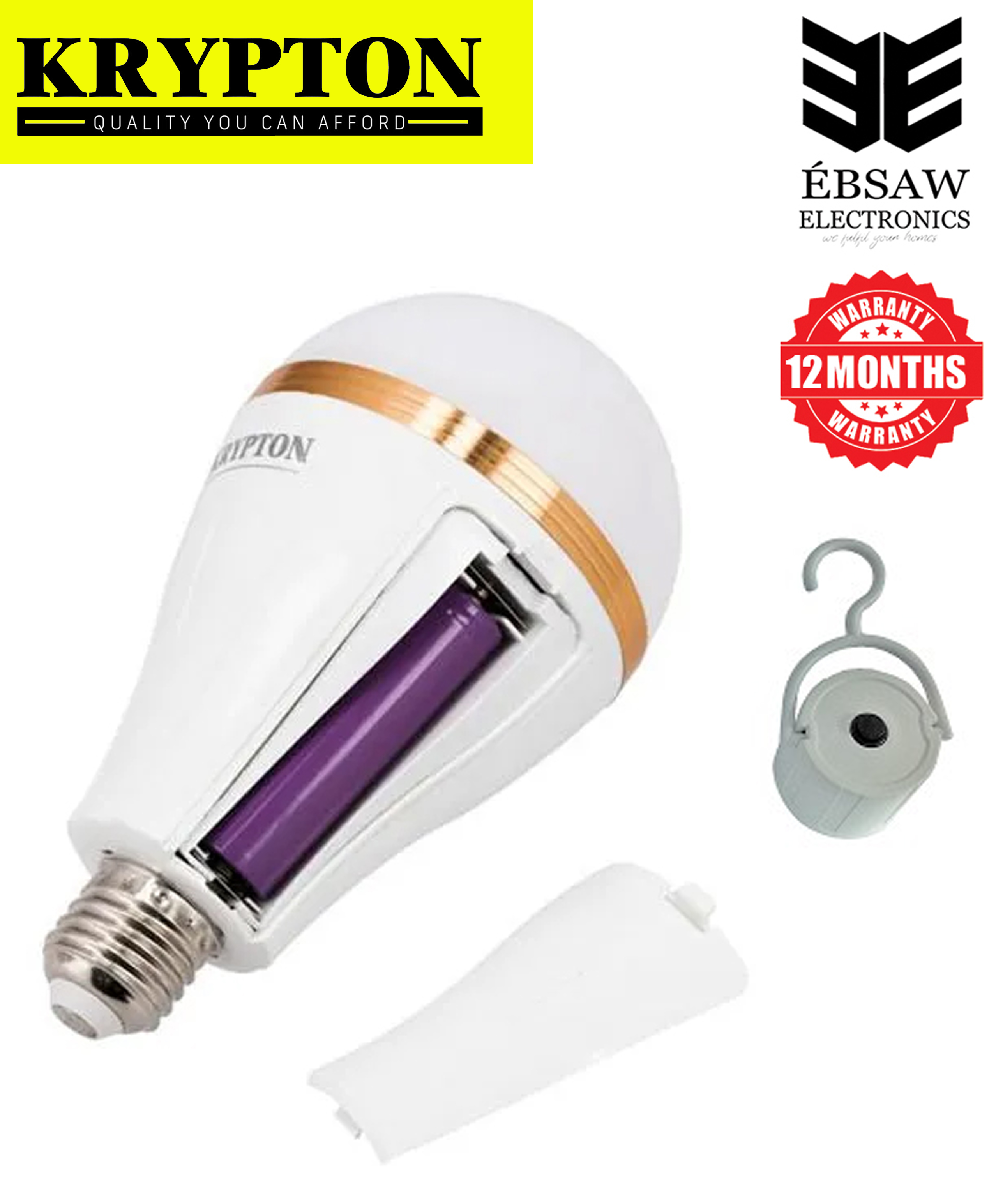 KRYPTON rechargeable LED lamp 20w - KNESL5427 | Daraz.lk