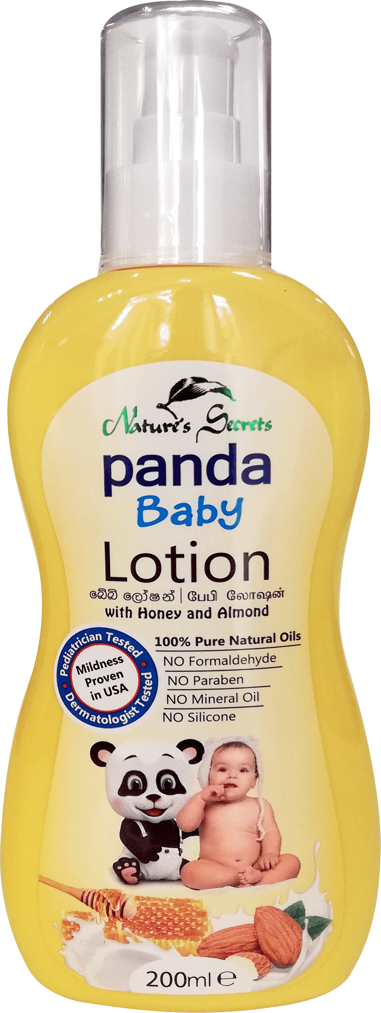 Panda Baby Panda Baby Lotion with Honey & Almond 200ml | Daraz.lk