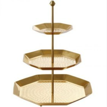 IKEA GOKVALLA, Serving stand, gold-colour, 34 cm | Daraz.lk