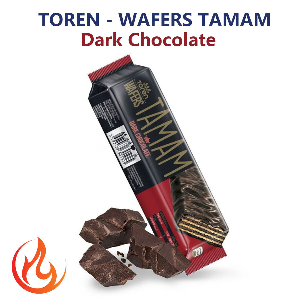 Toren Wafers Tamam Dark Chocolate Super Tasty and High Quality 42g ...