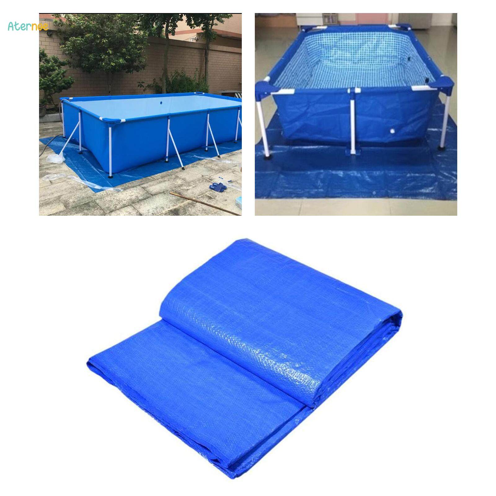 Pool Ground Cloth Foldable Tarpaulin Ground Cover Pool Waterproof ...