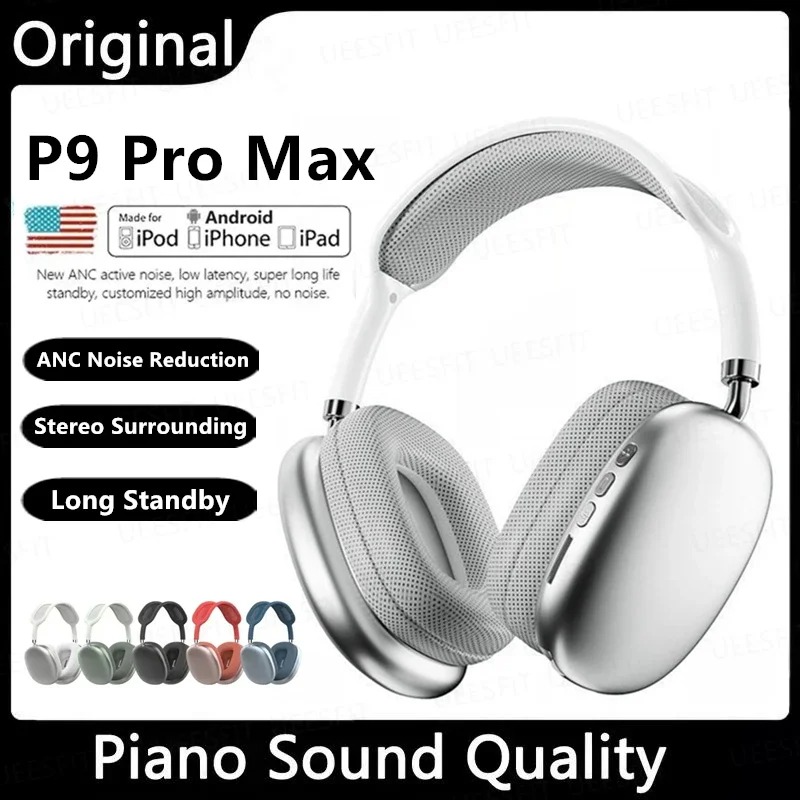 Bluetooth handsfree , Air Pods Original Air P9 Pro Max hedset TWS Wireless Bluetooth Earphones ...