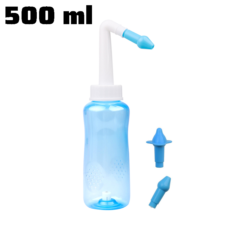 【HOT】 300ML/500ML Portable Manual Nasal Wash Bottle Sinus Water ...