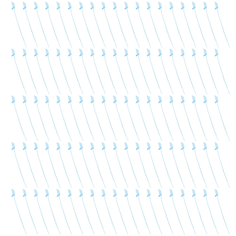 100 Piece Plastic Tamper Seals Disposable Self Locking Signage For ...