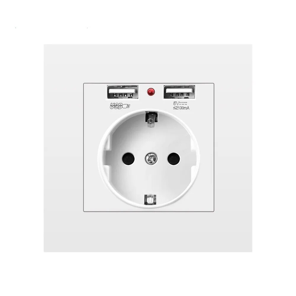 VISWE Power strip USB Type-C 5V 3.1A, EU plug Multi outlets Russia ...
