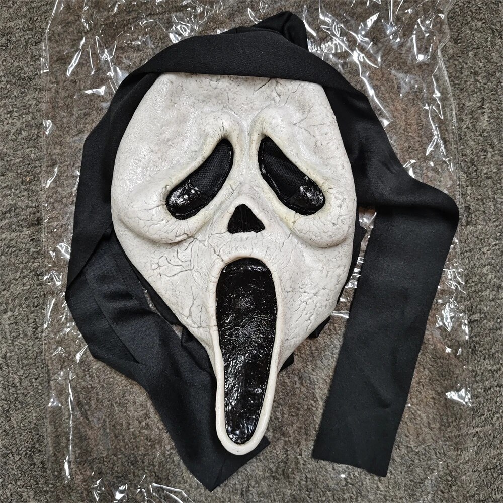 Halloween Scream Mask Horror Movie Cosplay Costume Luxury Funny Ghost ...