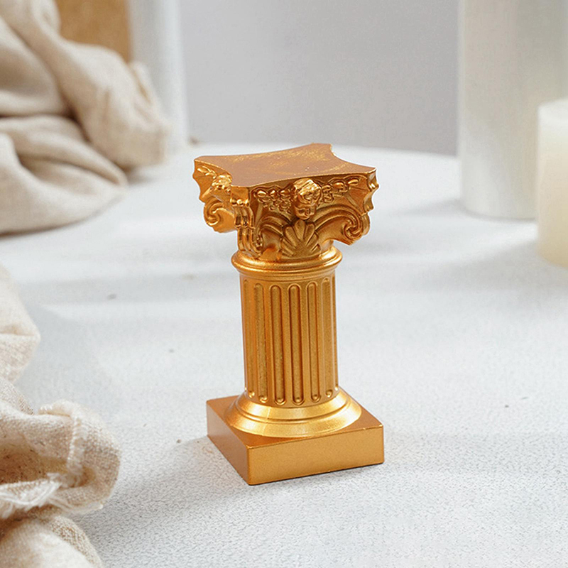 Roman Pillar Greek Column Statue Pedestal Candlestick Stand Figurine ...