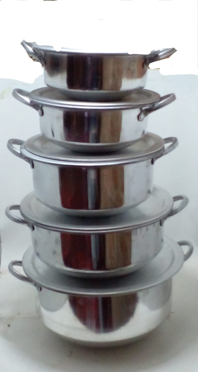 Aluminium cooking Pot 5 Pcs | Daraz.lk