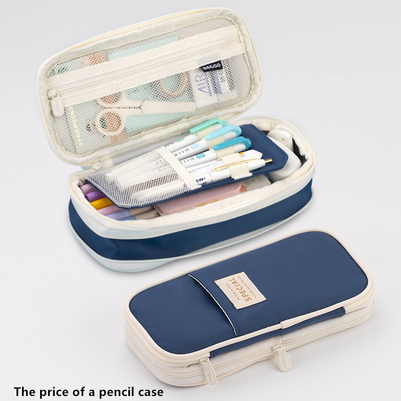 【MINISO】 Large Capacity Pencil Case Stationery School Supplies Pencil ...