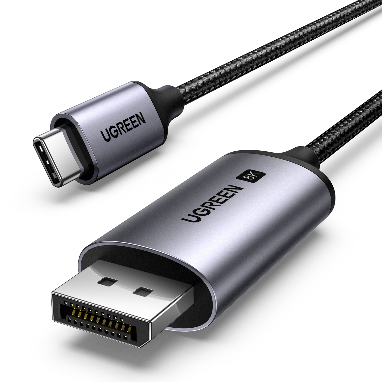UGREEN USB C to DisplayPort Cable 8K@60Hz DP1.4 Thunderbolt to DP Cable ...