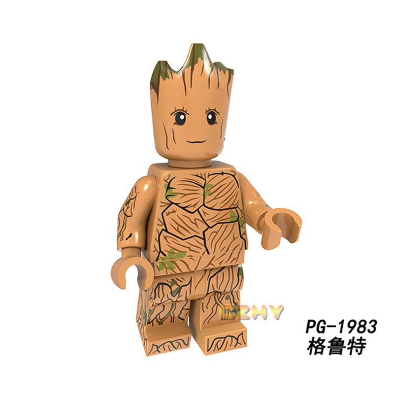 Green Cat Happy Hogan Minifigure Super Heroes MARVEL Lego Avengers 4 ...
