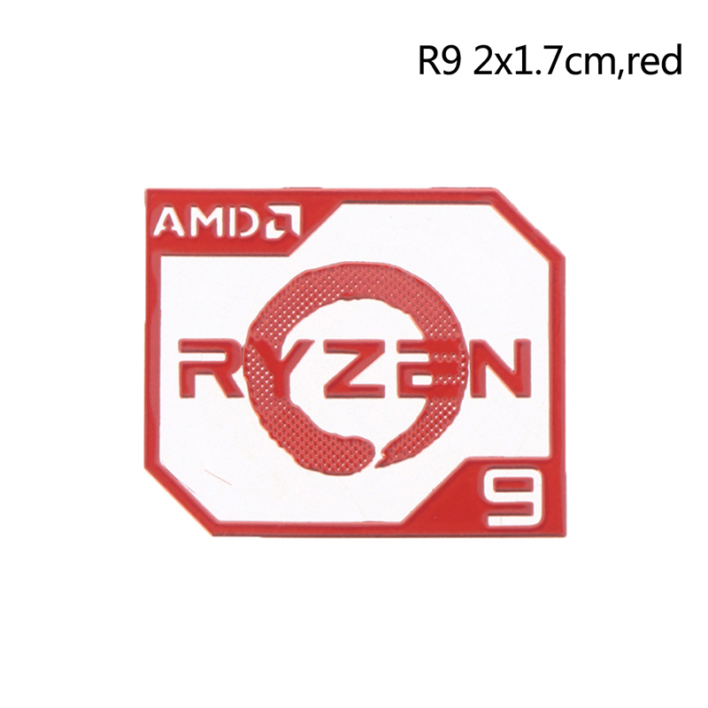 AMD Ruilong Ryzen R9 R7 R5 R3 Vega Metal Sticker Notebook Desktop Logo ...