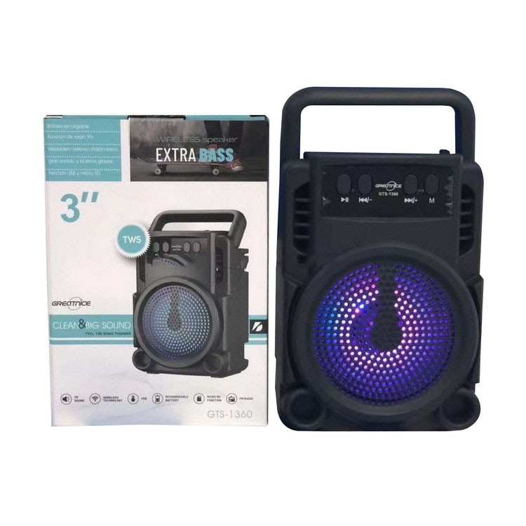EXTRA BASS Portable Bluetooth Speaker 3” GTS 1360 | Daraz.lk