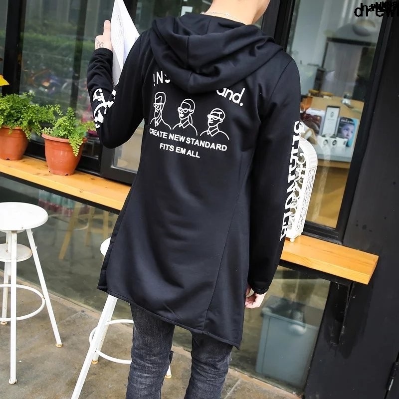 Cloak Long Mid-Length University Creed Black Cloak Wizard ? Coat Men's ...