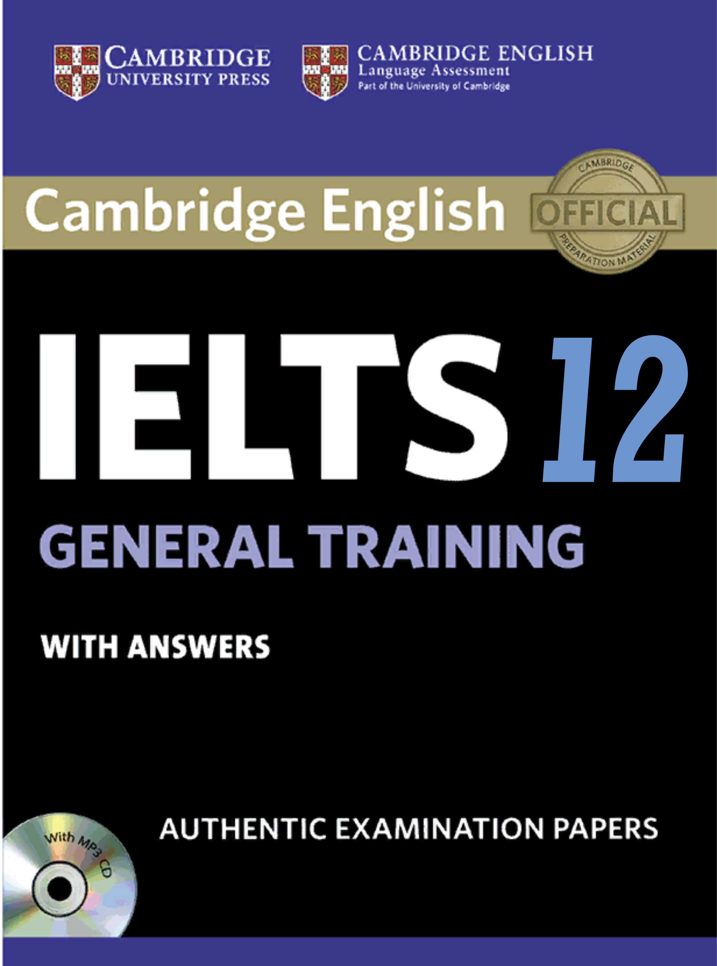 Cambridge I-E-L-T-S 12 General book with DVD/Answers | Daraz.lk