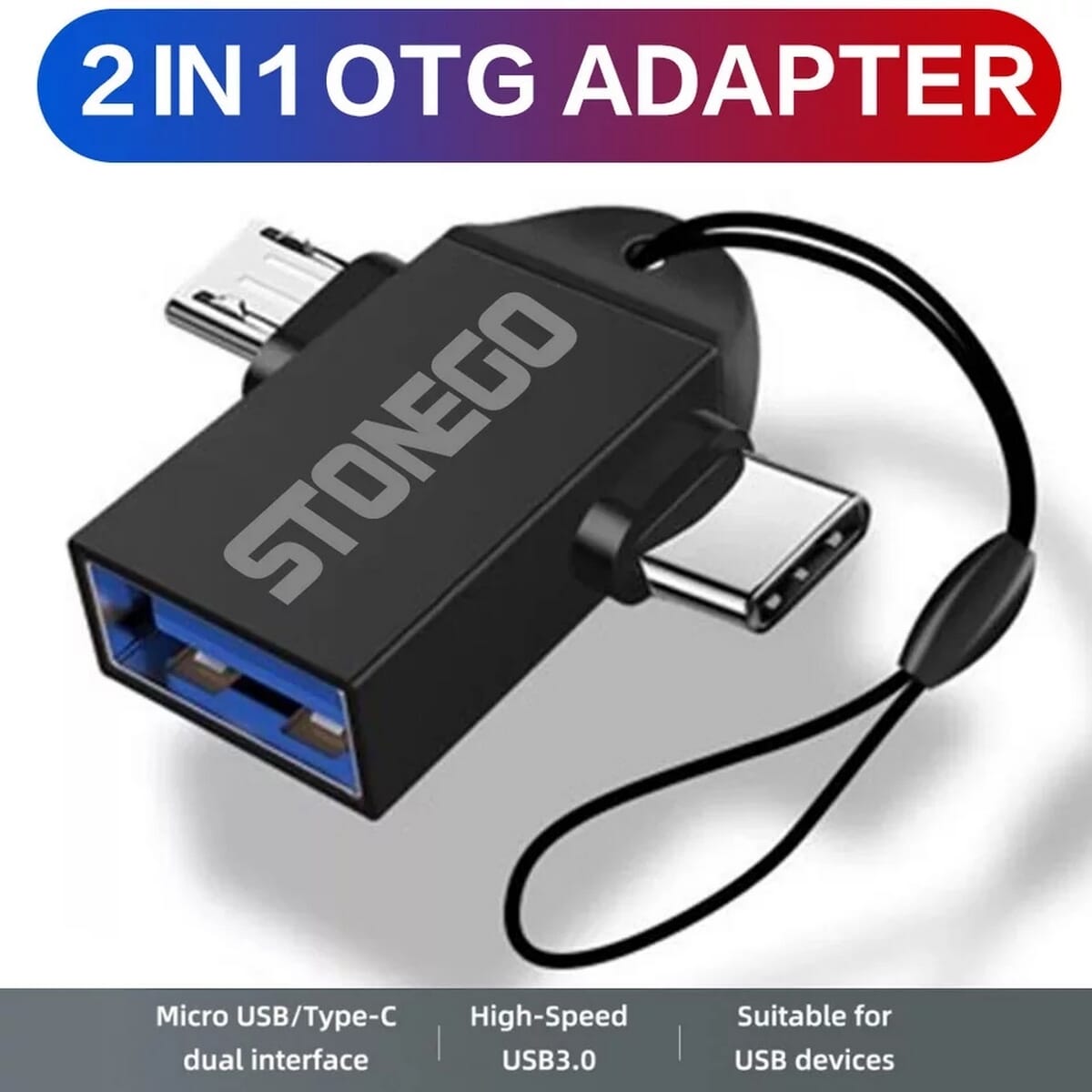 OTG Port 2 in One Micro USB And Type c 3.0 High Speed converters For ...