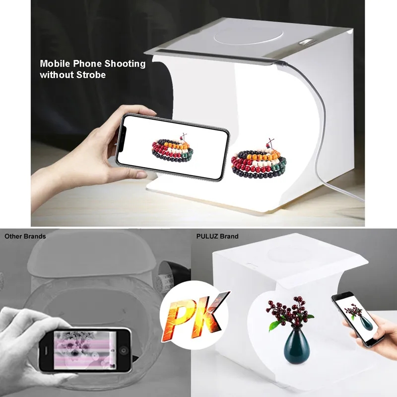 Mini Photo Studio Light Box Portable Photo Studio Box For Jewellery And ...