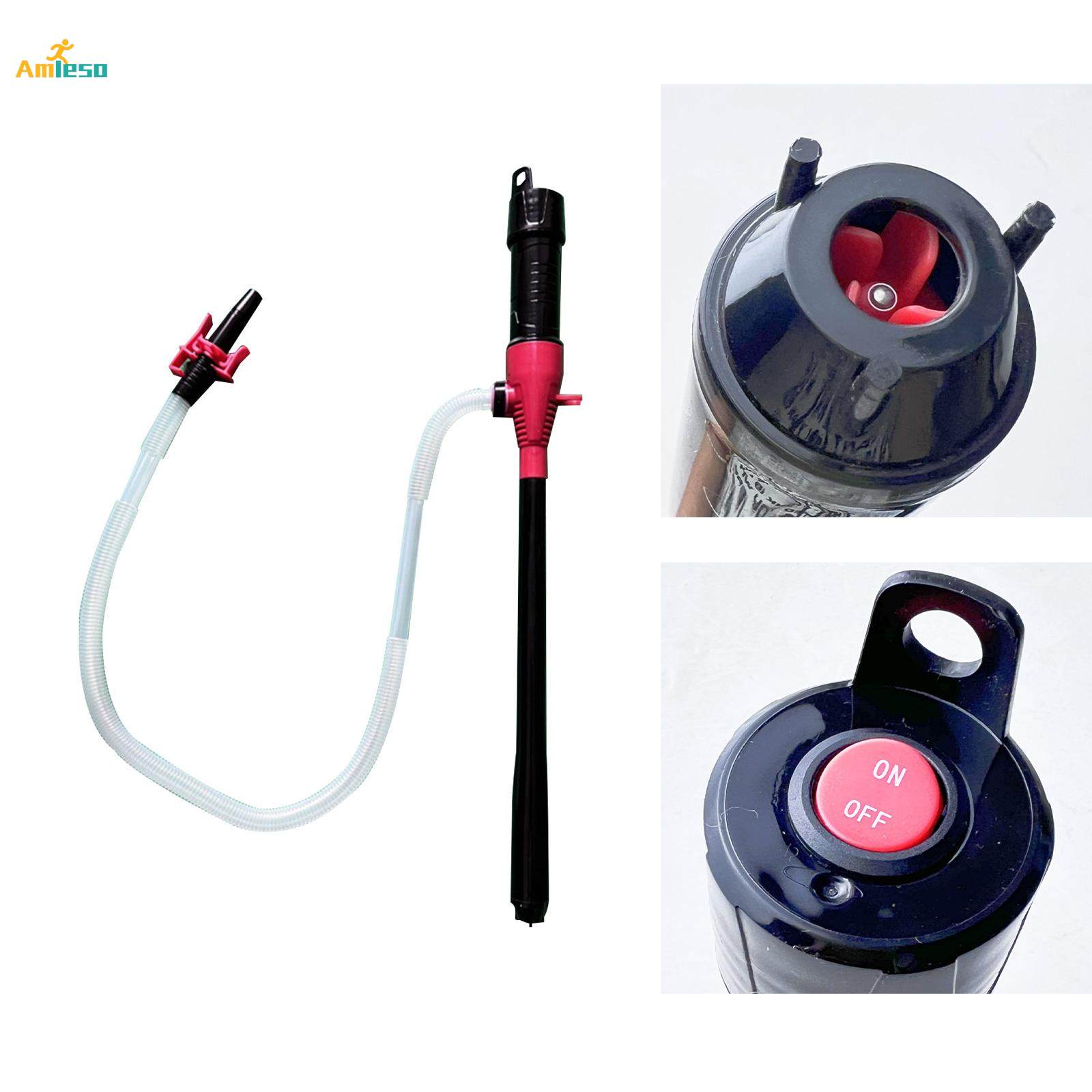 Portable Fuel Transfer Pump Battery Powered Liquid Extractor for Garden ...