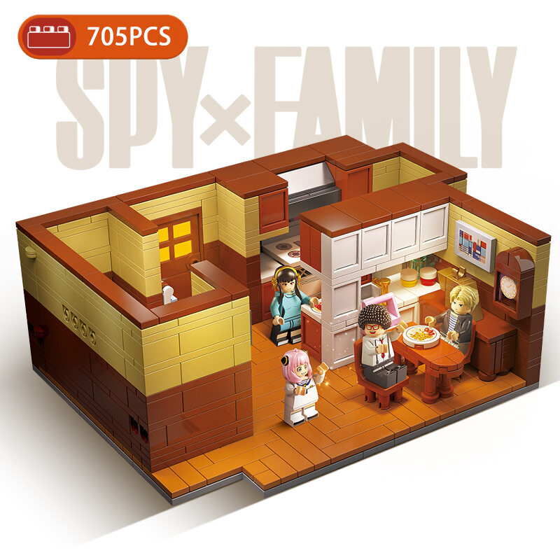SPY FAMILY Building Blocks Spy's Home Anya Forger Yor Forger Twilight ...