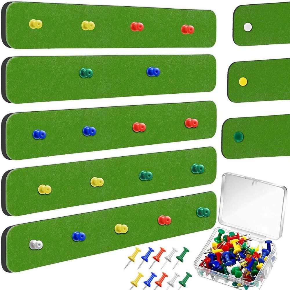 5 pcs Self Memo With Push Pins Felt Pin Board Self Adhesive Hanging ...