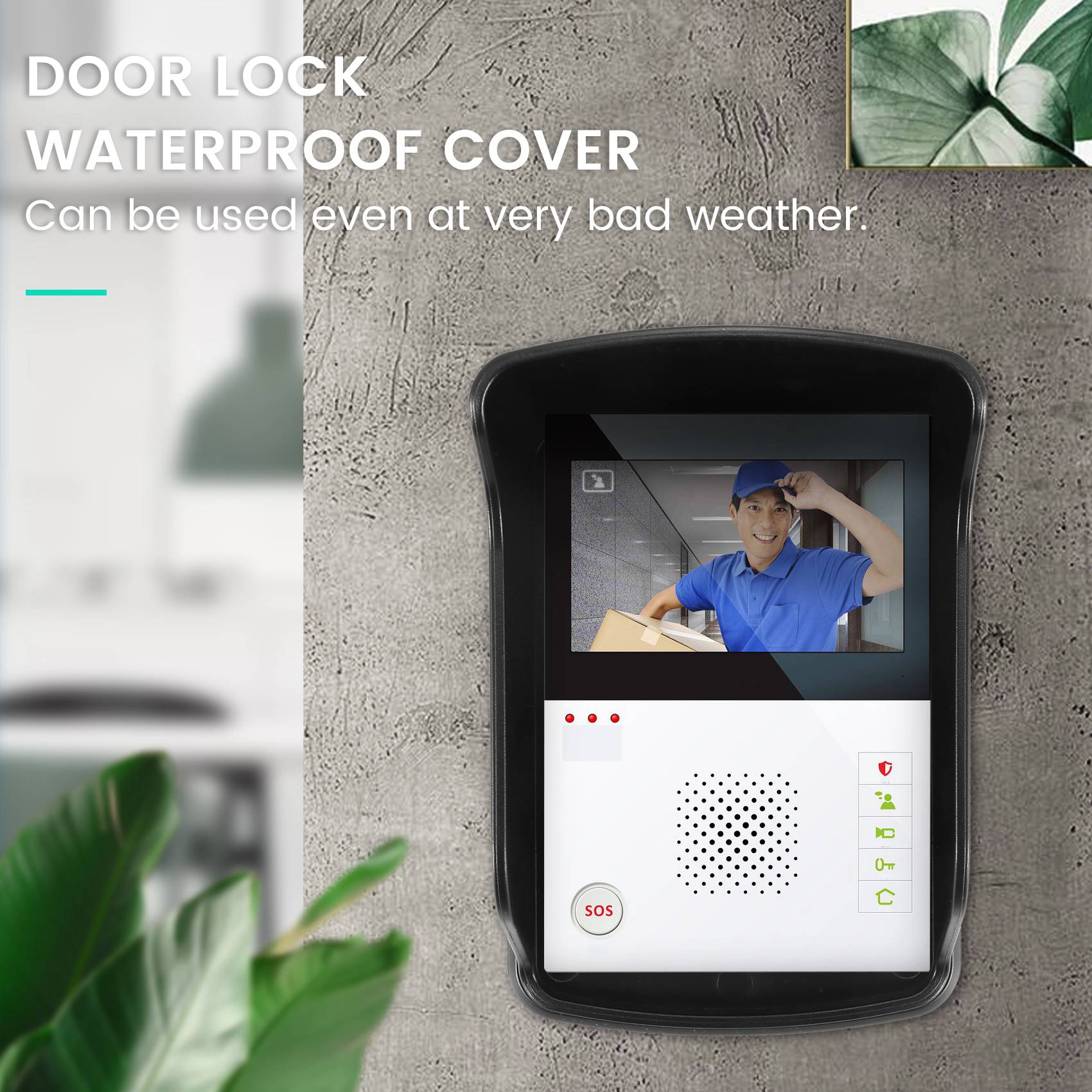 Waterproof Cover for RFID Access Control Keypad Fingerprint Access ...