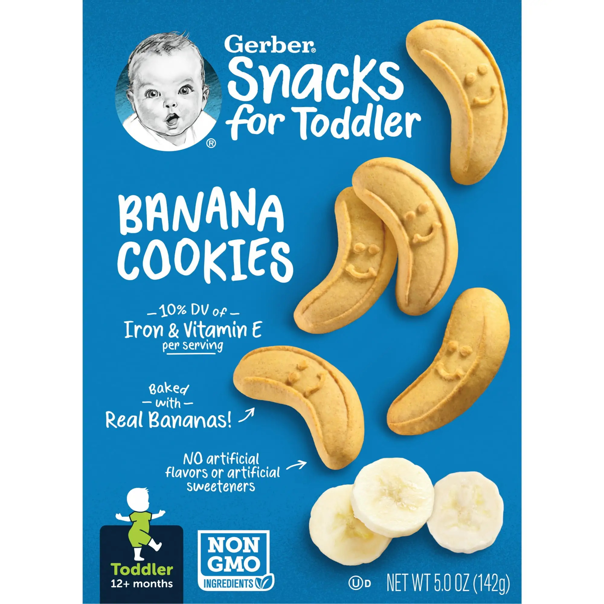 Gerber Baby Banana Cookies, 142G 12m+ | Daraz.lk