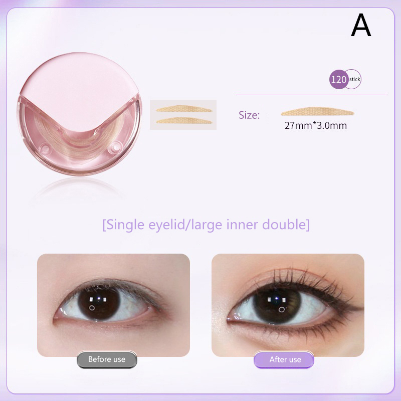 [Nice] 120PCS/Rolls Double Eyelids Invisible Fallen Eyelids Patches For ...