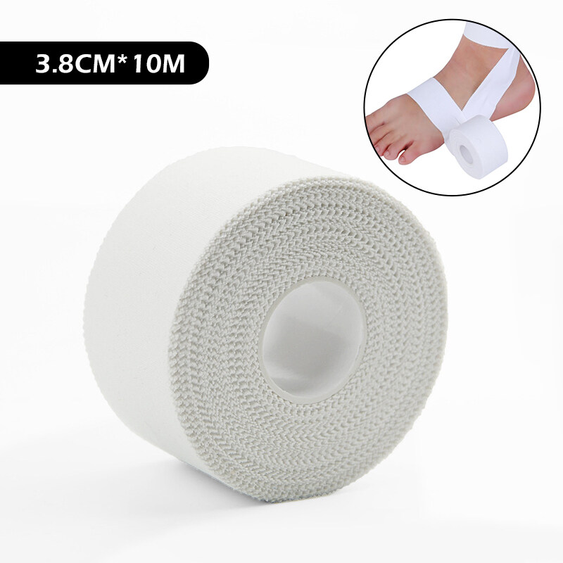 10m Kinesiology Tape White Sports Adhesive Bandage Strain Injury Care ...