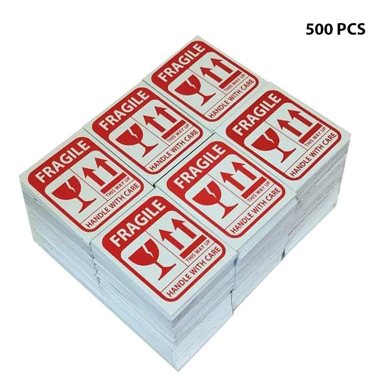Fragile Sticker English 500, Stickers For Daraz Packaging | Daraz.lk
