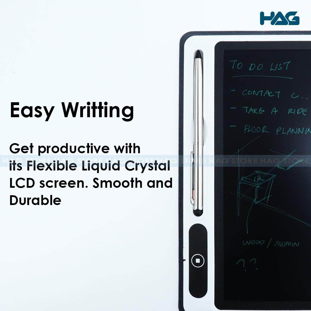 (High Quality) HAG 10 LCD Notebook Portable Writing Tablet White For ...