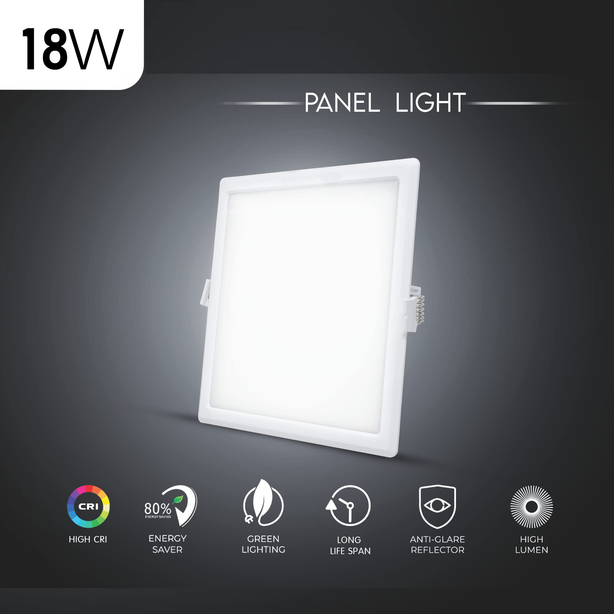 12W / 18 W Square LED Panel Light Day Light | Daraz.lk