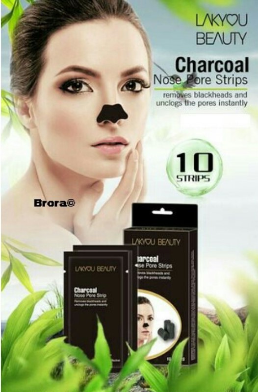 Lakyou Beauty Nose Strip Blackhead Remover Nose Pore Strips Charcoal