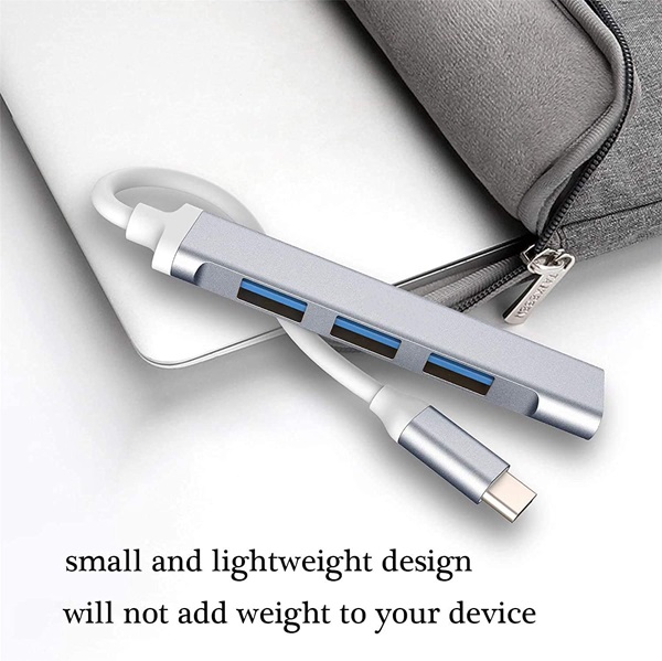 Buy Multicolor USB-C Hub Type-C 4 Ports OTG Extension 3.0 Adapte