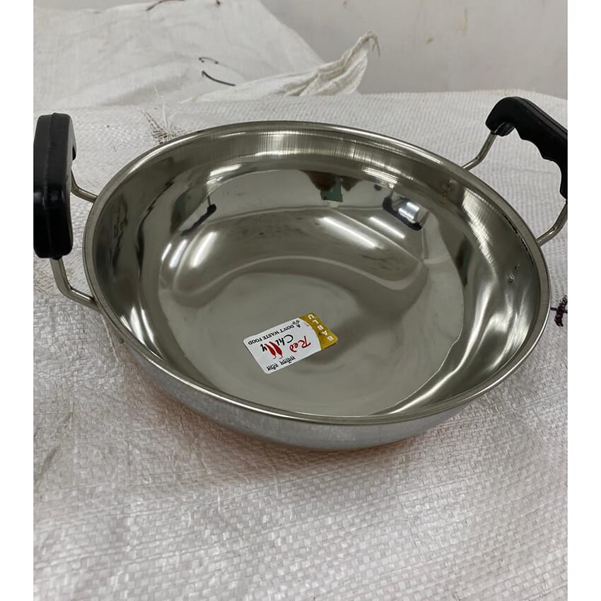 Stainless Steel Kadai Pan | Daraz.lk