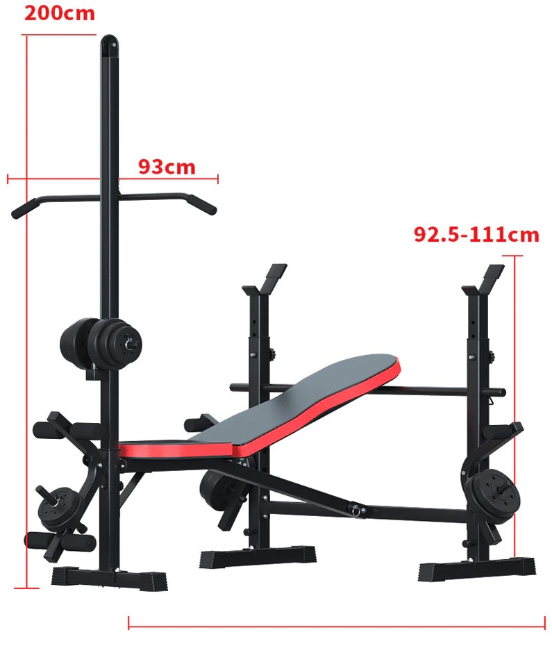 Weight Bench - Multi functional Home workout Bench Full bench ...