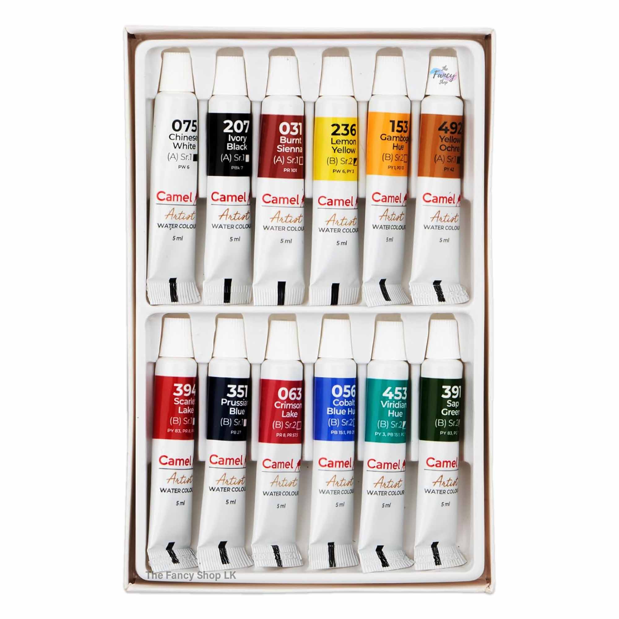 Camel Camlin Kokuyo Artist Water Color Set 12 Color 5ml | Daraz.lk