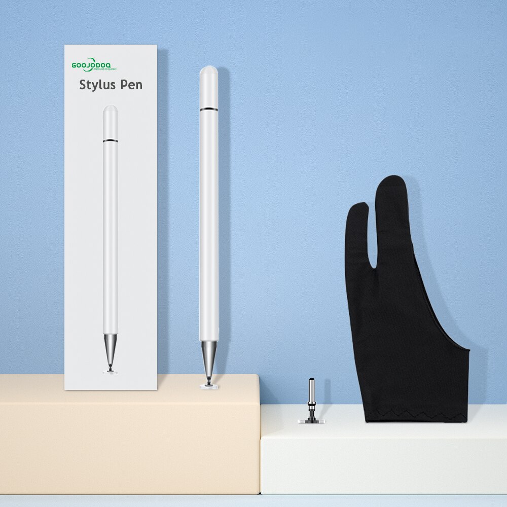 Universal Stylus Pen 2-In-1 Aluminum Automatically Absorb GOOJODOQ Pen ...