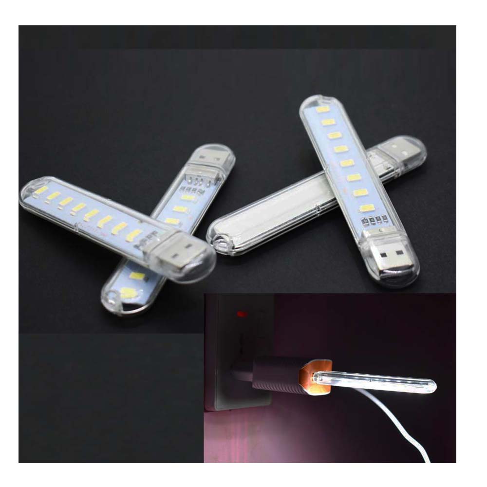 USB LED Lamp Light Super Bright Porteble 8 Led | Daraz.lk