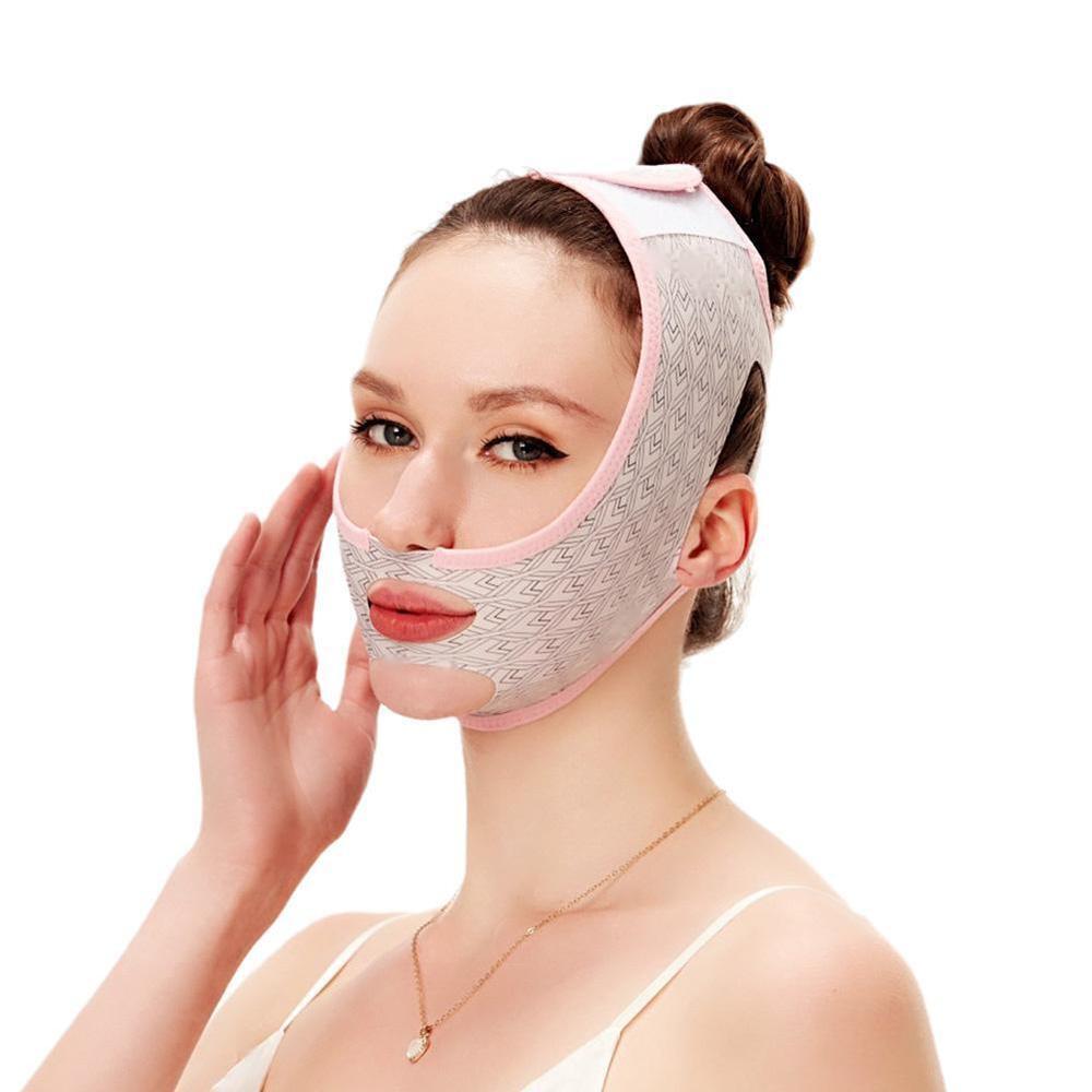 V-Line Band Cheek Double Slim Strap Lift Up Face Band | Daraz.lk
