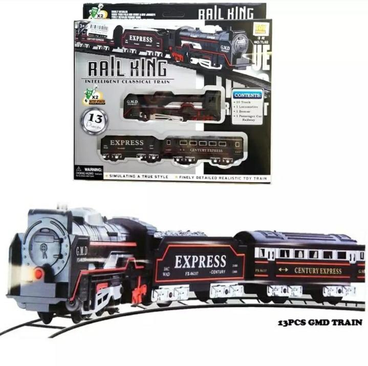 Kids Train Set ，Battery operated Train Toy for Boys& Girls , Lights ...