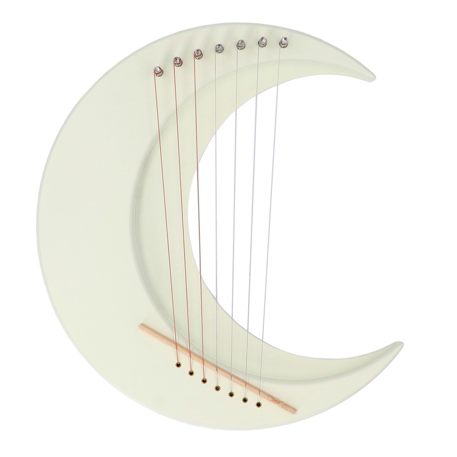 Moon Lyre Harp Professional 7 Strings Lyre Harp Fine Detailed Portable ...