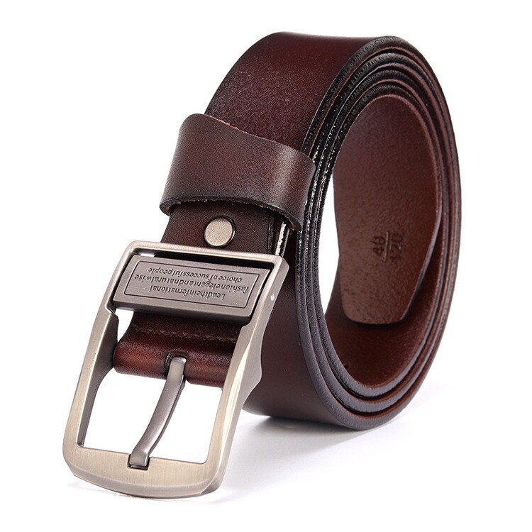 Belt / Men belt / Leather belt / Cow leather / 100% Genuine Real ...
