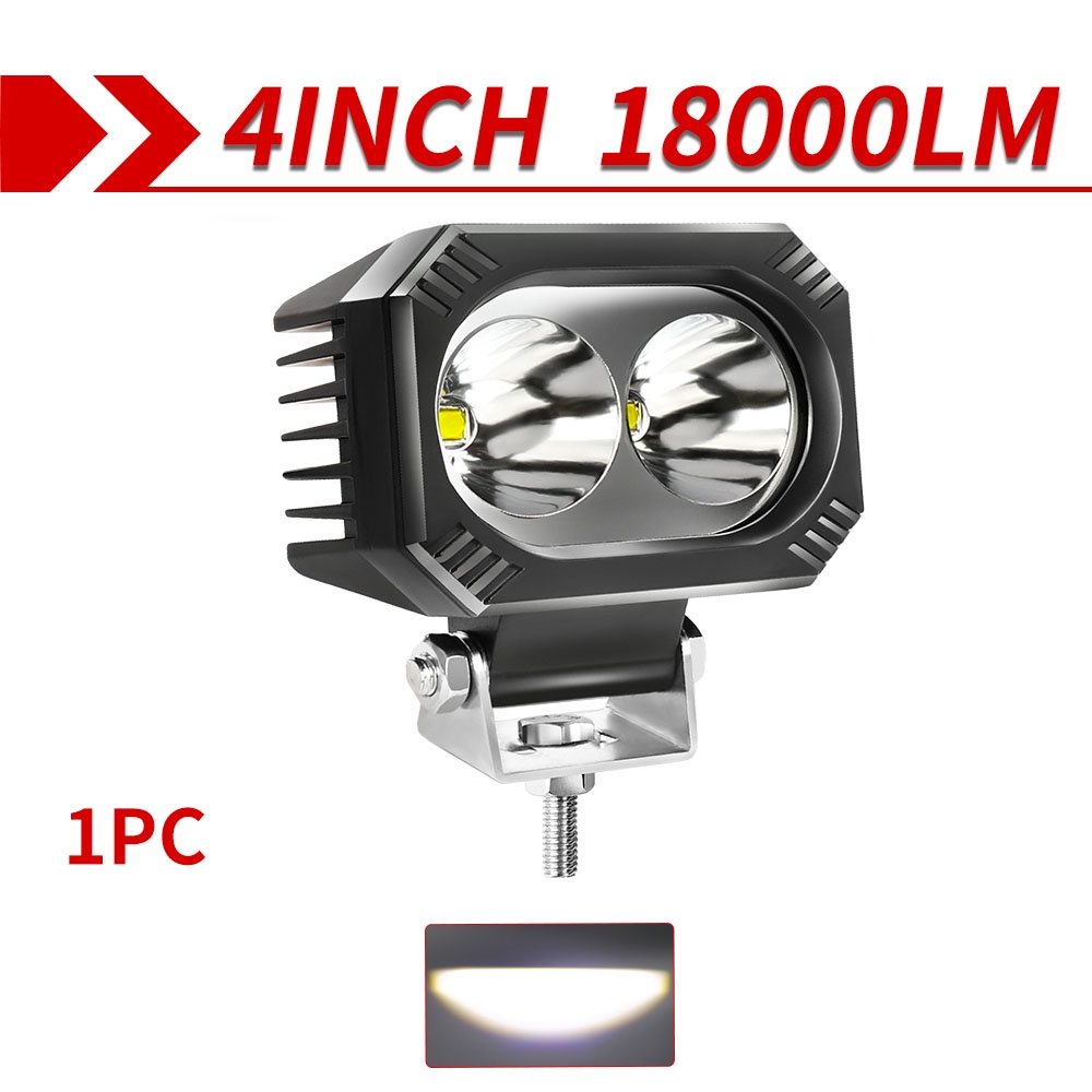 ♛COLIGHT 1PC Super Bright 4inch 48W Offroad LED Work Light Bar Spot ...