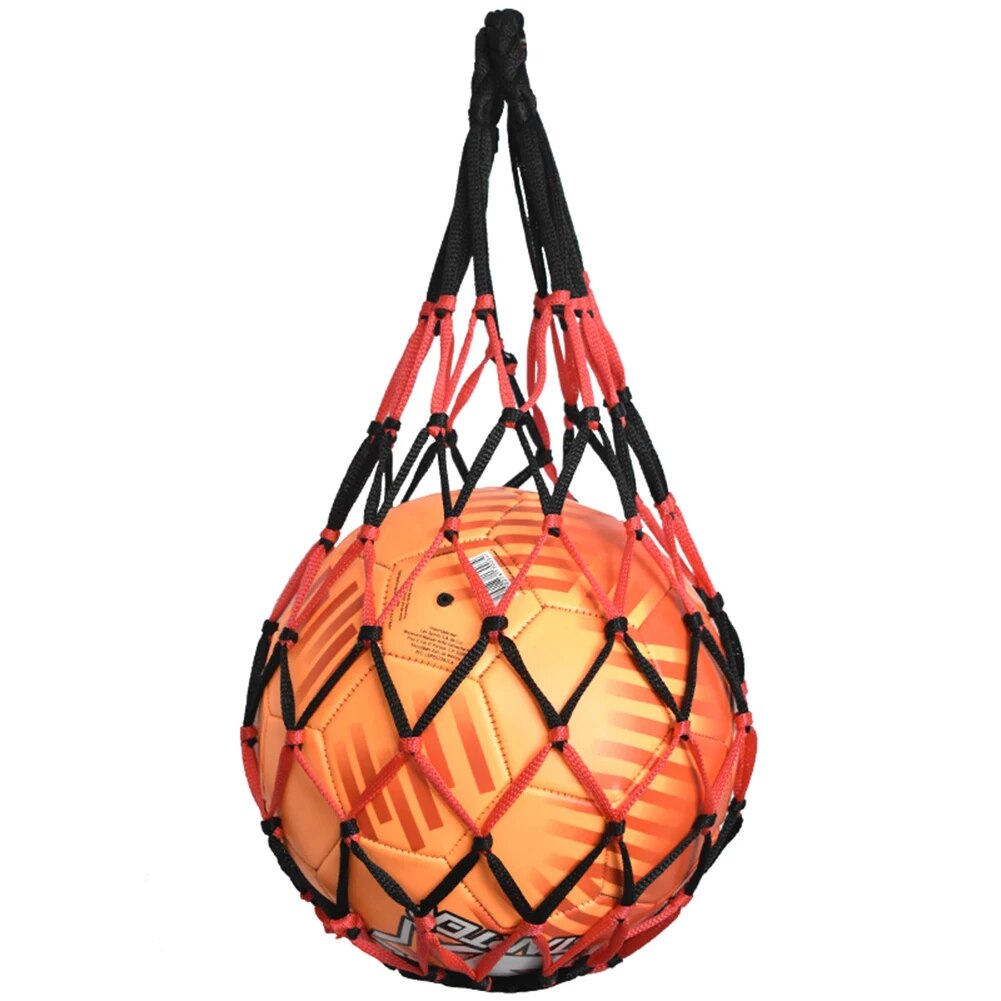 1 Nylon Net Bag Ball Carrier Mesh Bag Volleyball Basketball Football ...