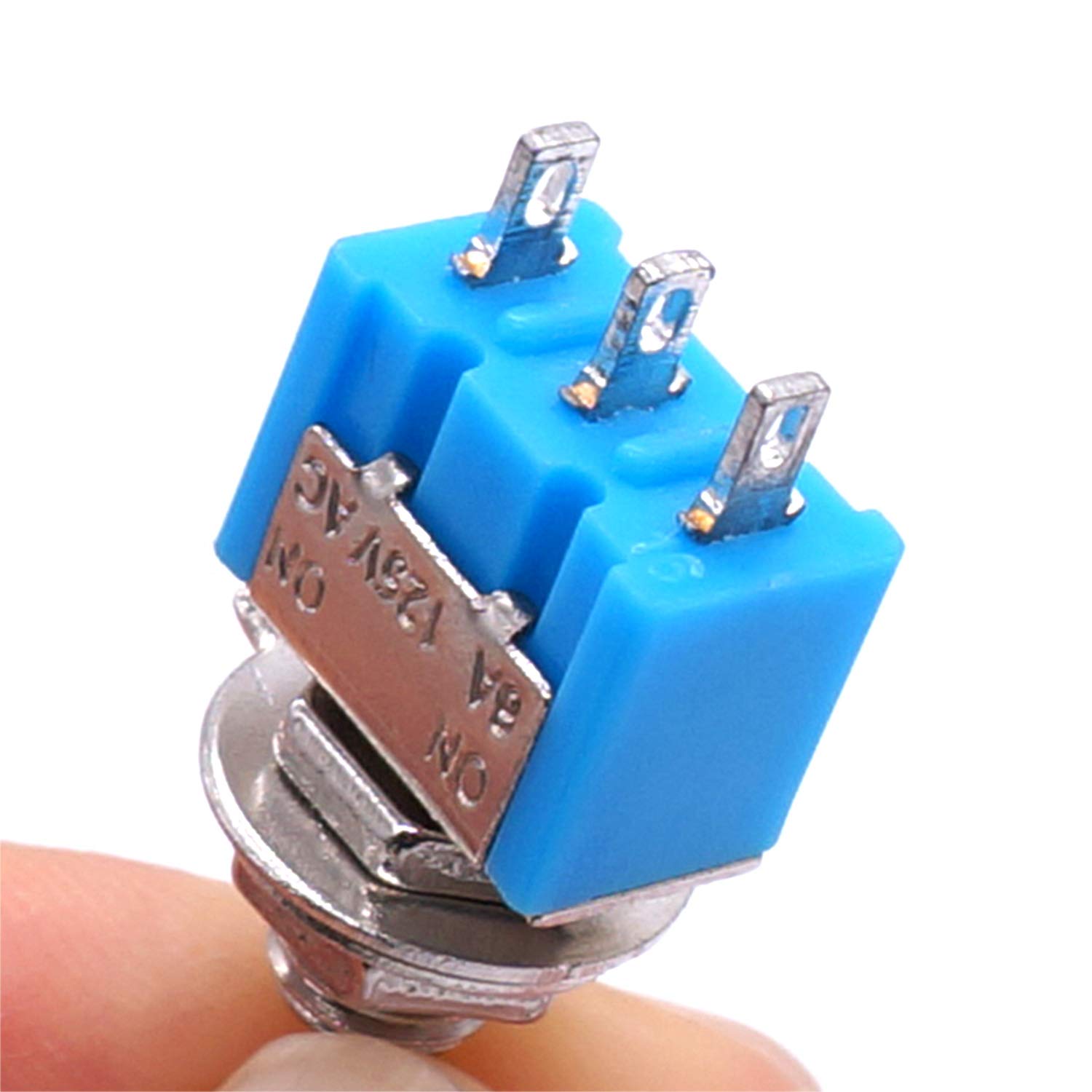 10Pcs SPDT Mini Toggle Switch 3-Pin 2 Position ON/ON Miniature Toggle ...