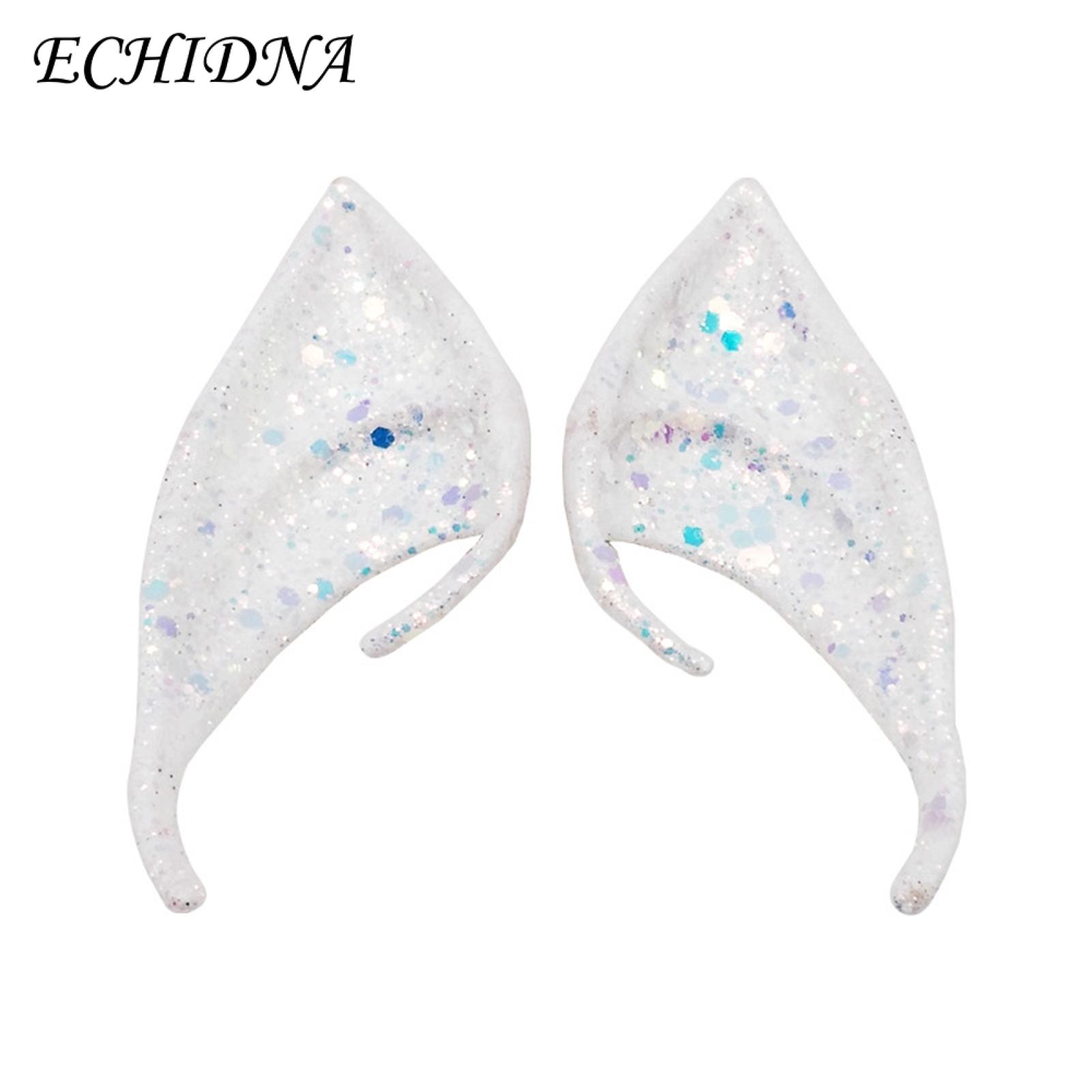 ECHIDNA Pixie Ears High Simulation Halloween Cos Party Pixie Ears ...