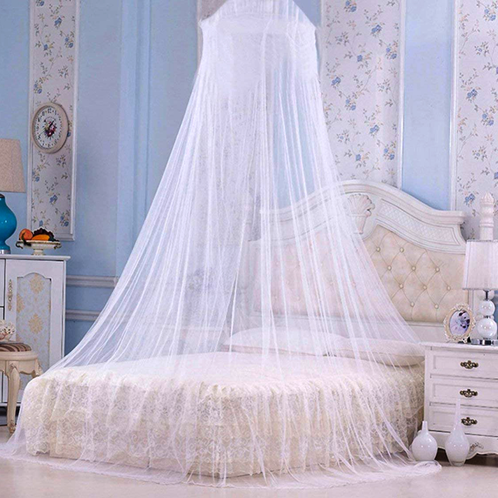Oasis Bed Cover Curtain Double Door Mosquito Net Tent with Zipper ...