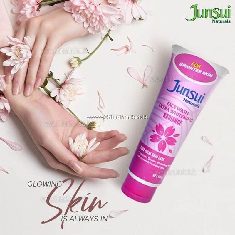 Junsui Natural Face Wash Extra Radiance for Skin 100g | Daraz.lk